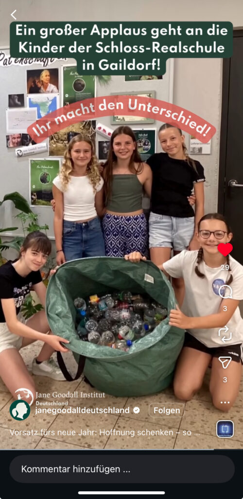 Jane Goodall - Making a difference Award - We make the difference ...